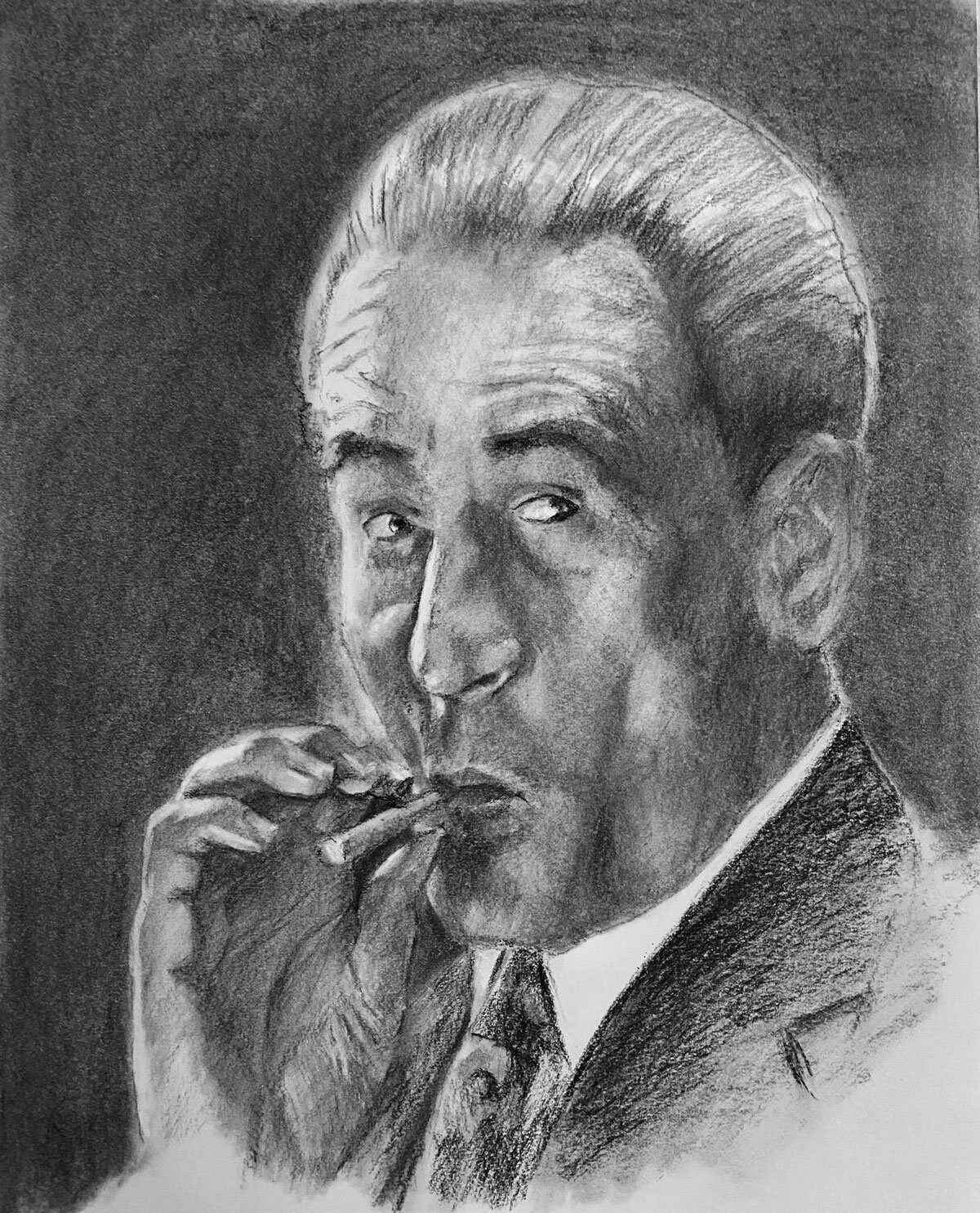 GOODFELLAS Robert Deniro Pencil Drawing Print - Etsy