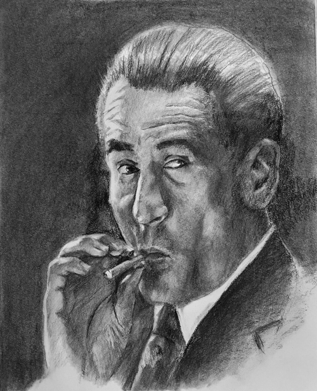 GOODFELLAS Robert Deniro Pencil Drawing Print - Etsy