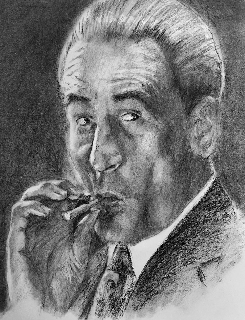 GOODFELLAS Robert Deniro Pencil Drawing Print - Etsy