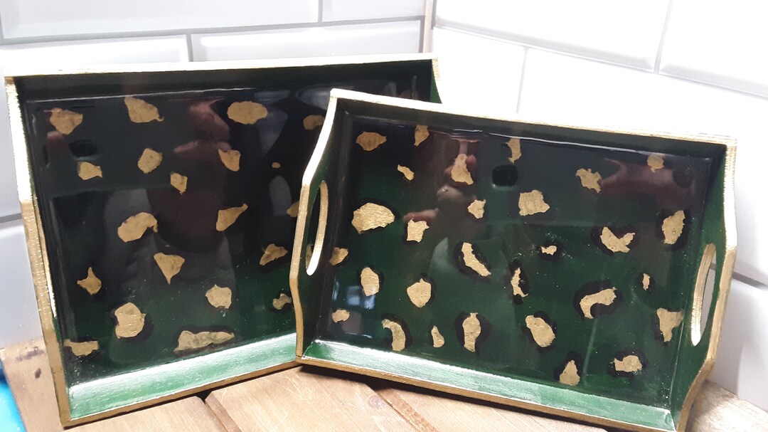 Hand Painted Vanity Trays - Etsy