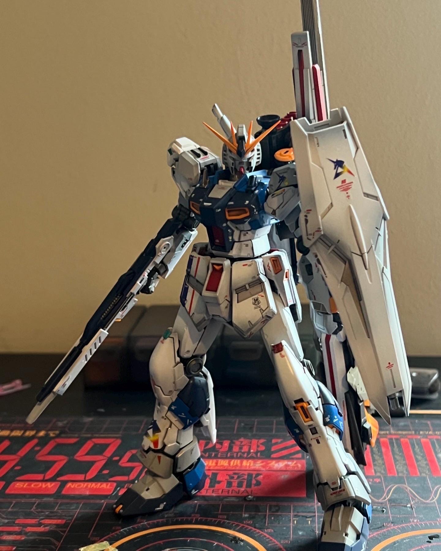 P-bandai Gundam Base Nu Gundam RG 1/144 FF Version - Etsy