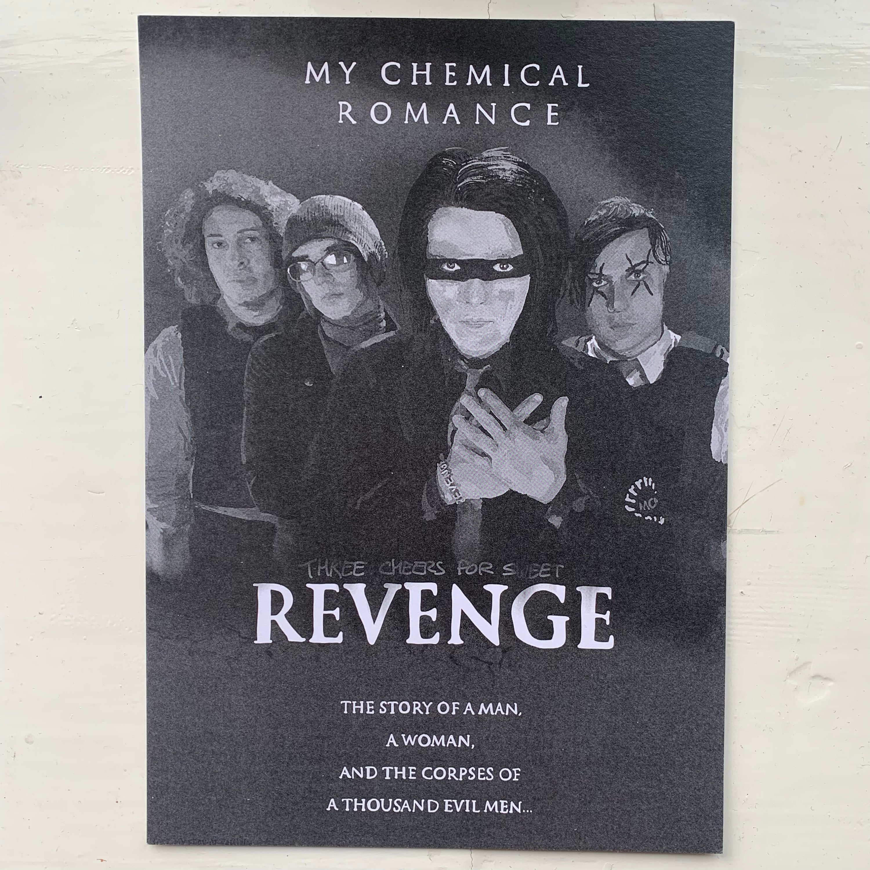 My Chemical Romance Wall Decor A5 Three Cheers for Sweet Revenge Poster ...