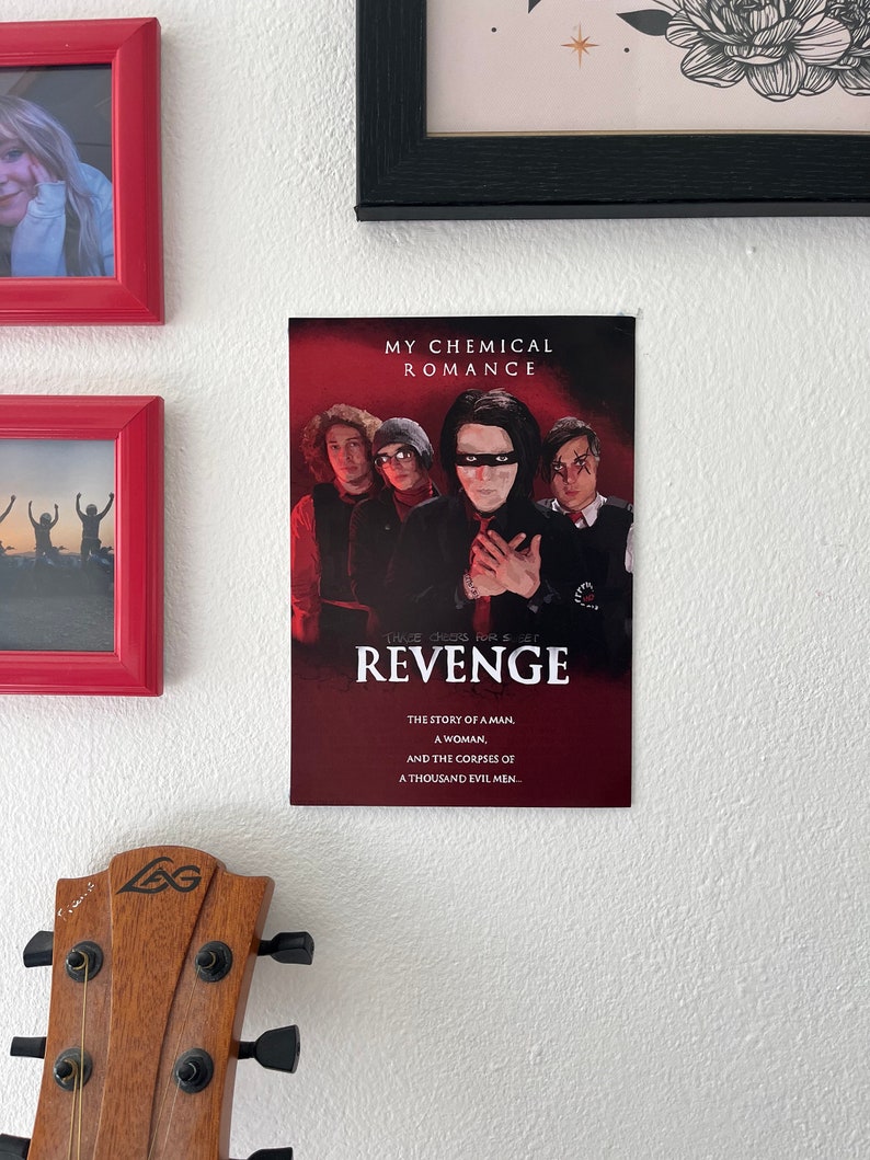 My Chemical Romance Wall Decor A5 Three Cheers for Sweet Revenge Poster ...