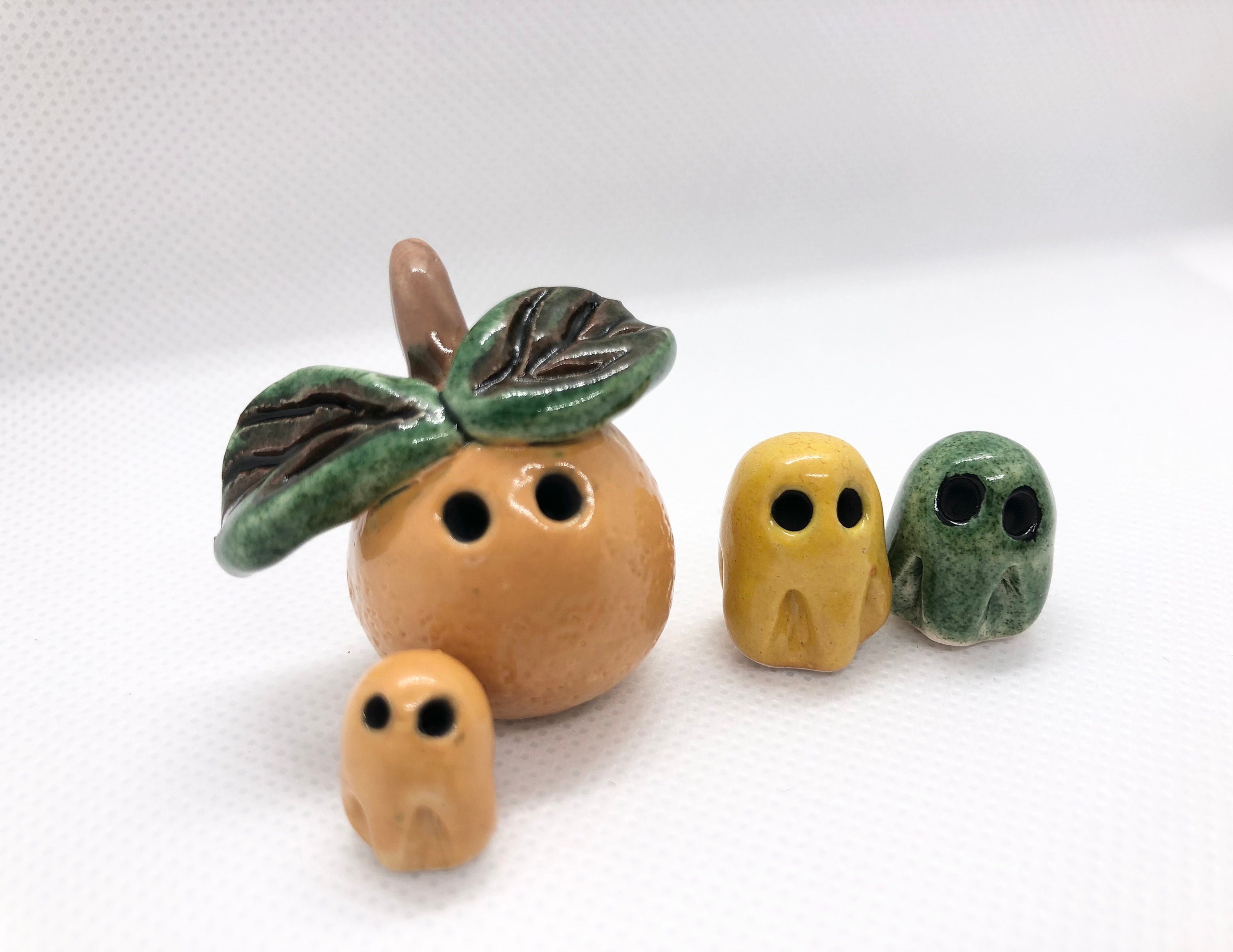 Happy and Scary, Cute and Summery Colored Fruit-shaped Ghosts and ...