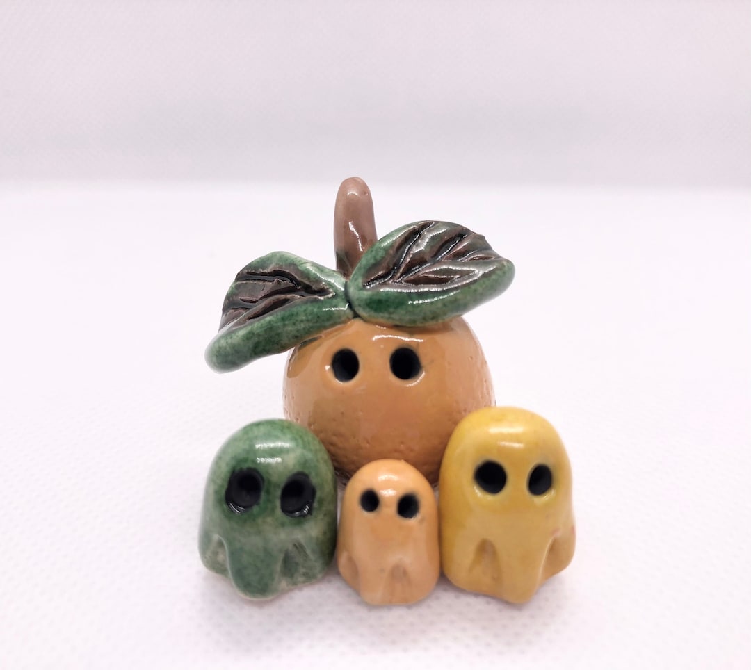 Happy and Scary, Cute and Summery Colored Fruit-shaped Ghosts and ...