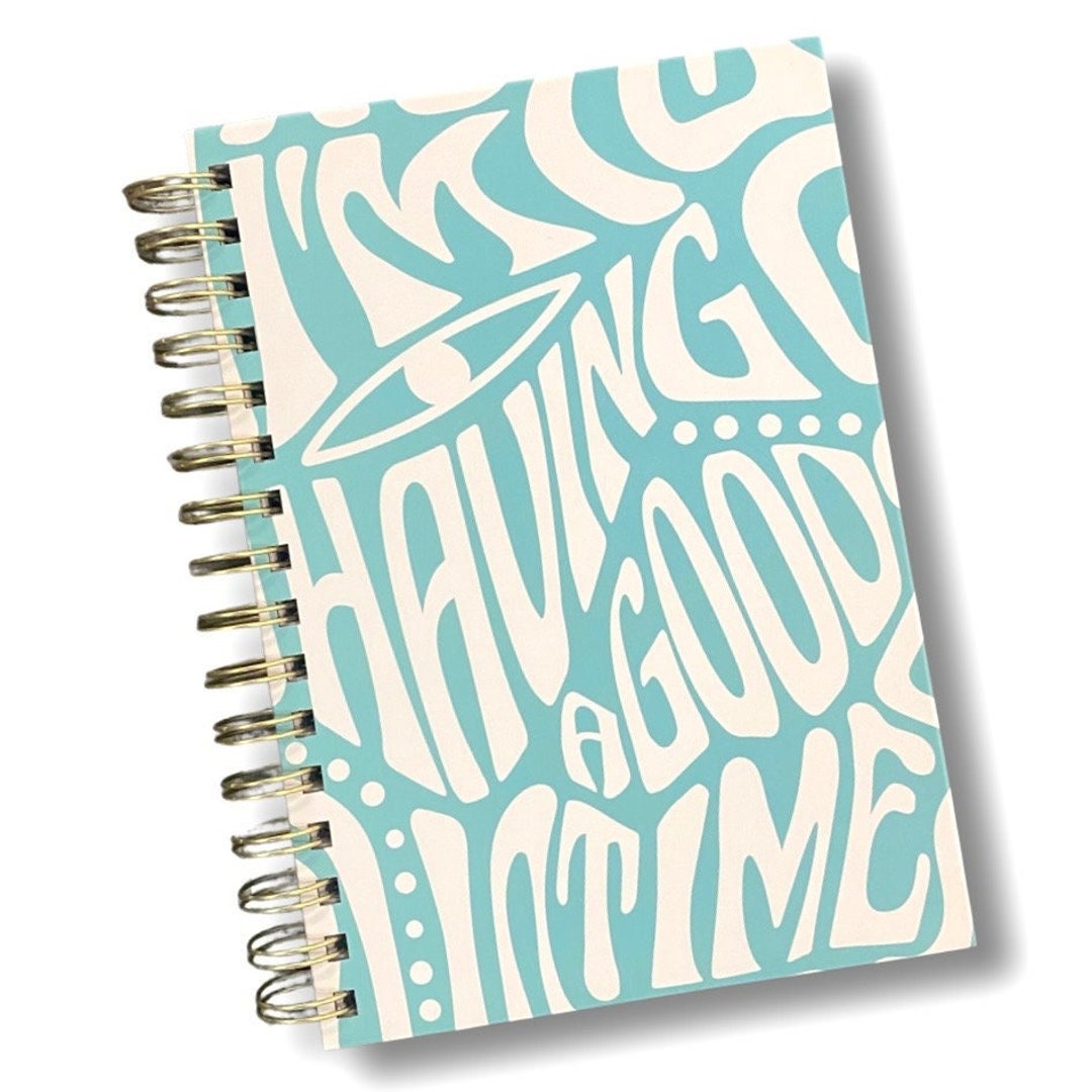 Heypeacock PREPPY Spiral Notebooks for Kids (2), TEENS, Hard Bound ...
