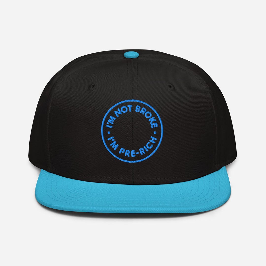 Vanguard™ Hat | Pressure Syndicate ™ | Snap Back — Black & Aqua ...