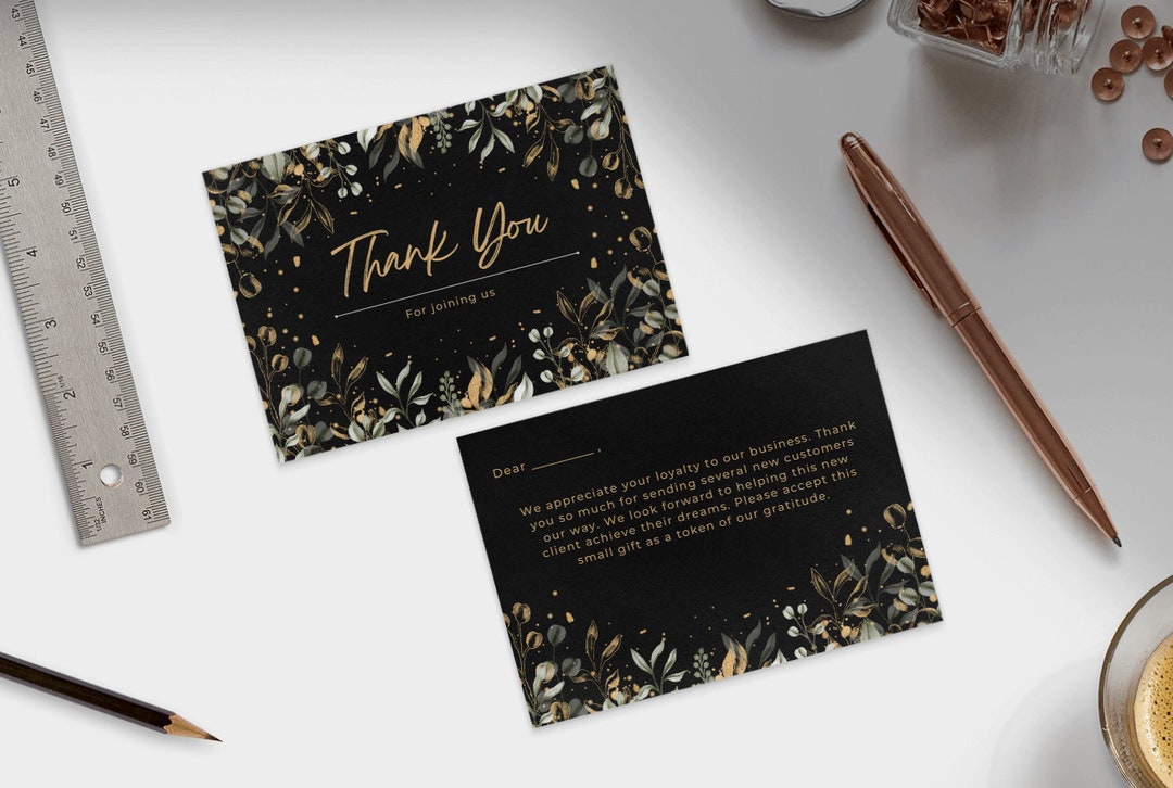 Thank You Card, Appreciation Card - Etsy