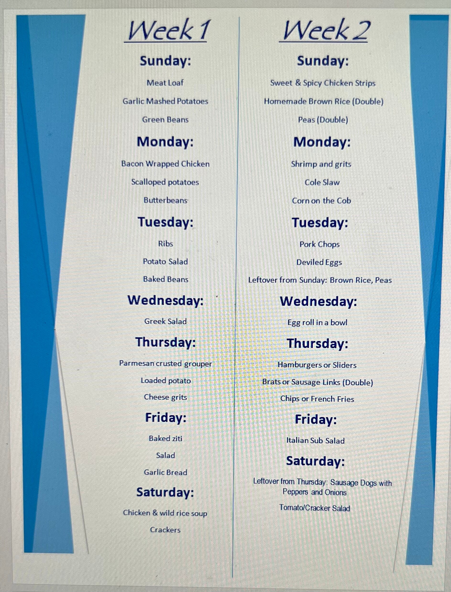 52 Week Meal Plan With Bonus Blank Templates - Etsy