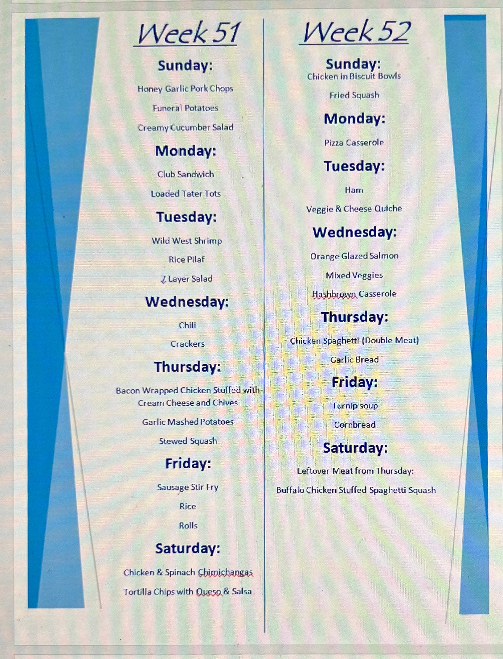 52 Week Meal Plan With Bonus Blank Templates - Etsy