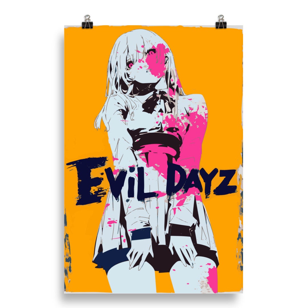 Anime Collection "evil Dayz" Pop Poster - Etsy