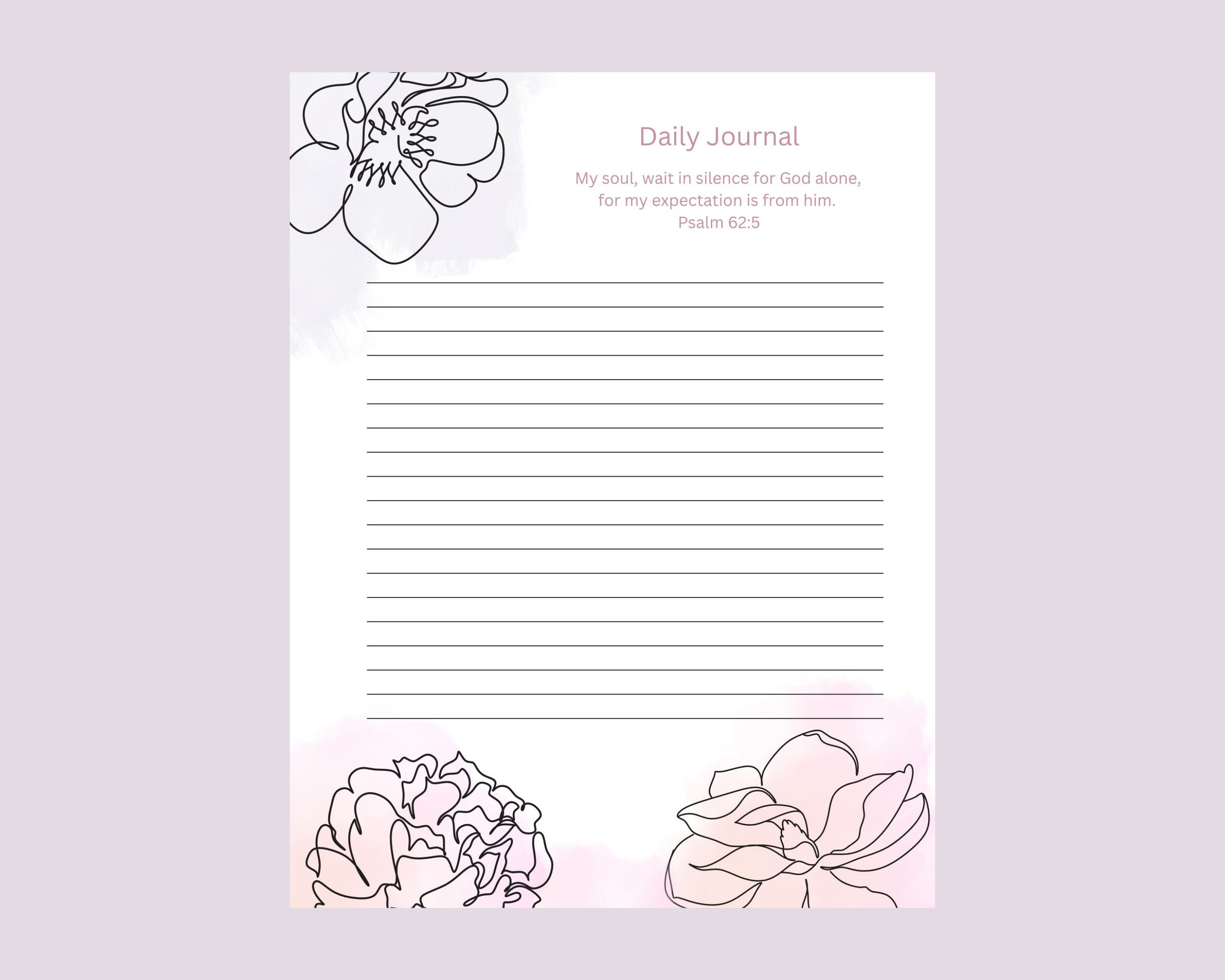 PRINTABLE Bible Verse, Printable Stationary, Printable Writing Paper ...