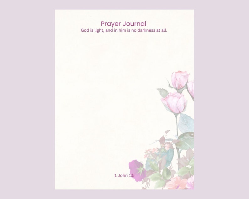 PRINTABLE Bible Verse, Printable Stationary, Printable Writing Paper ...