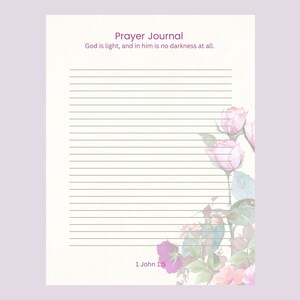 PRINTABLE Bible Verse, Printable Stationary, Printable Writing Paper ...