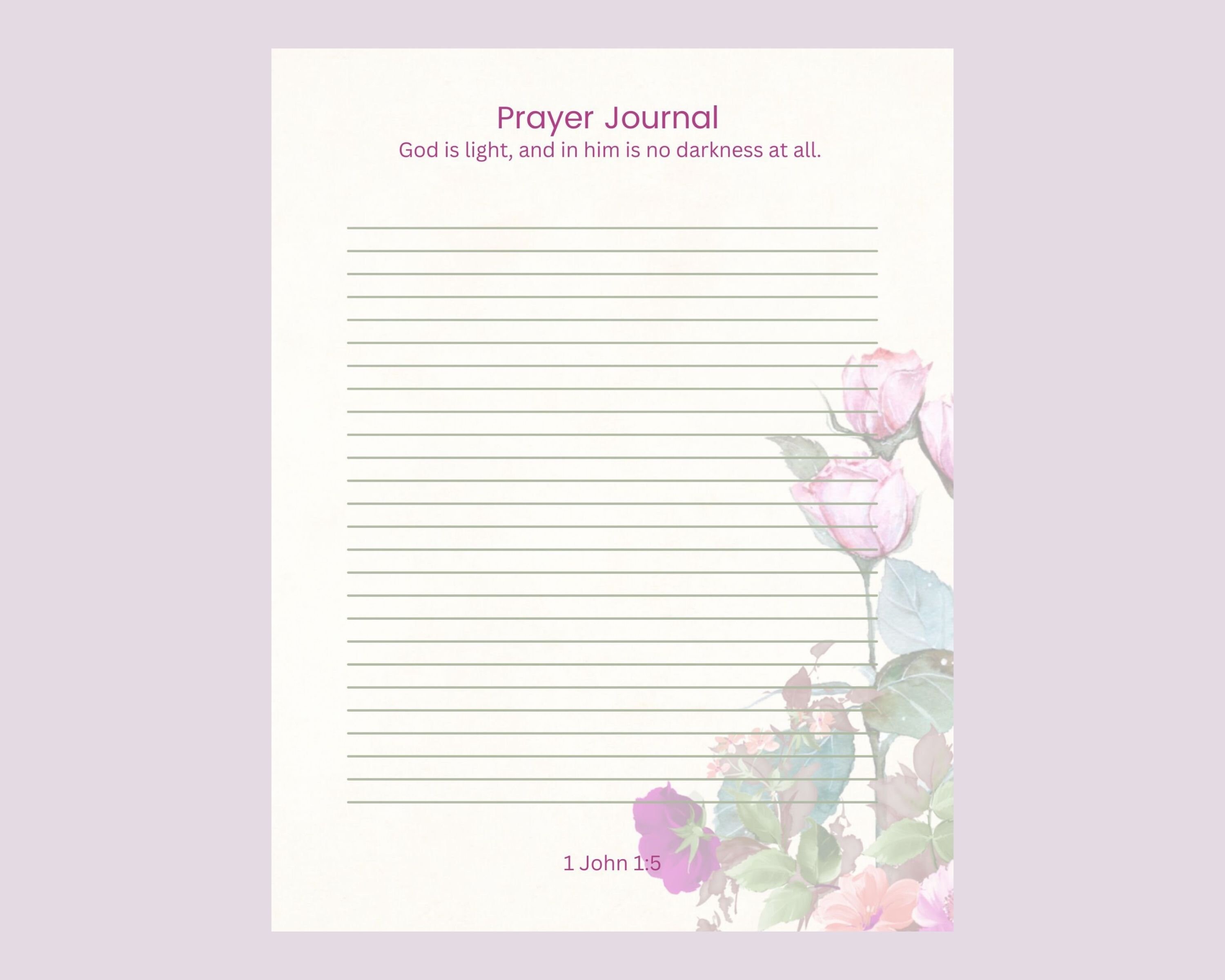 PRINTABLE Bible Verse, Printable Stationary, Printable Writing Paper ...