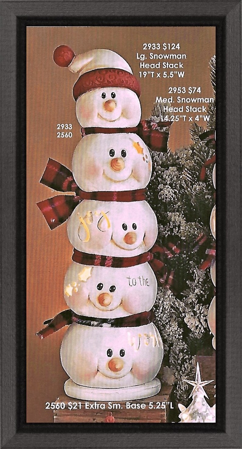 Snowman Head Stack - Etsy