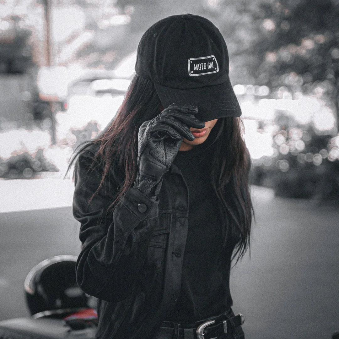 Moto Gal Gap Motorcycle Hat Women Biker Girl - Etsy