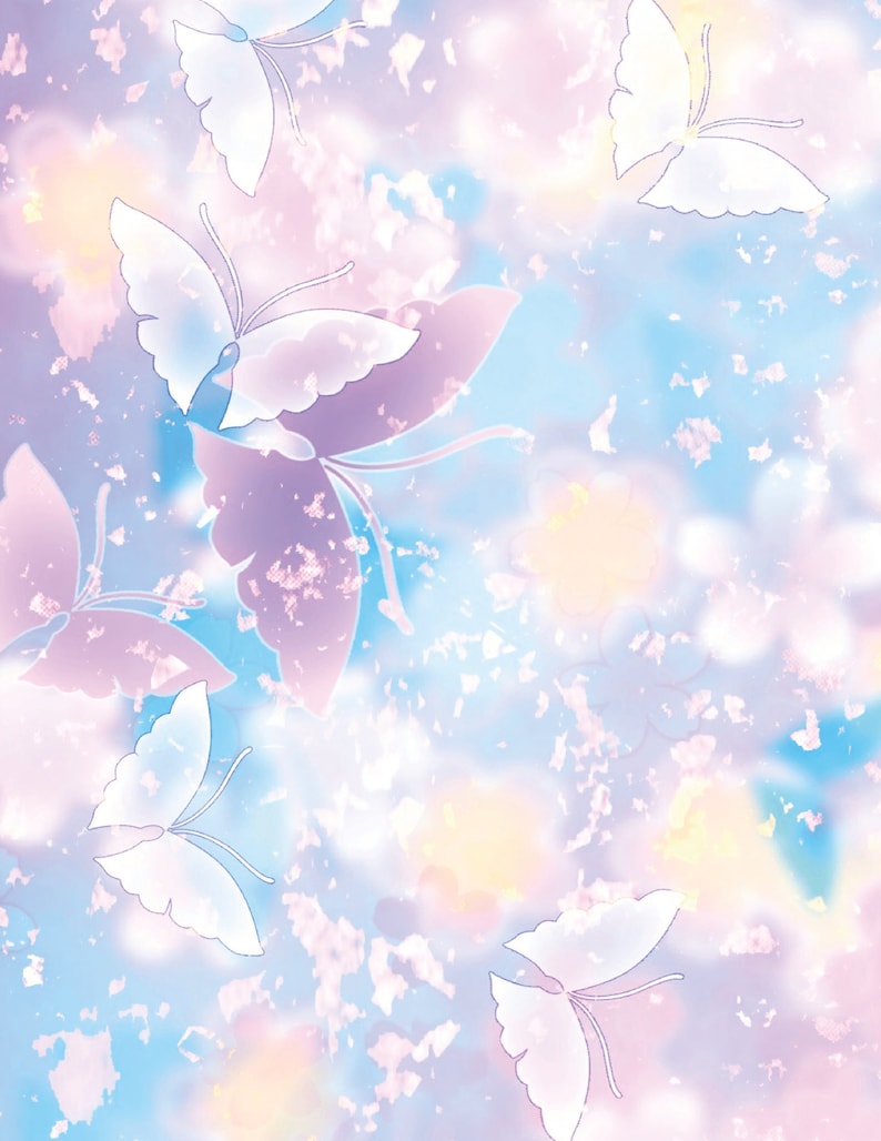 Pastel Butterly Background - Etsy