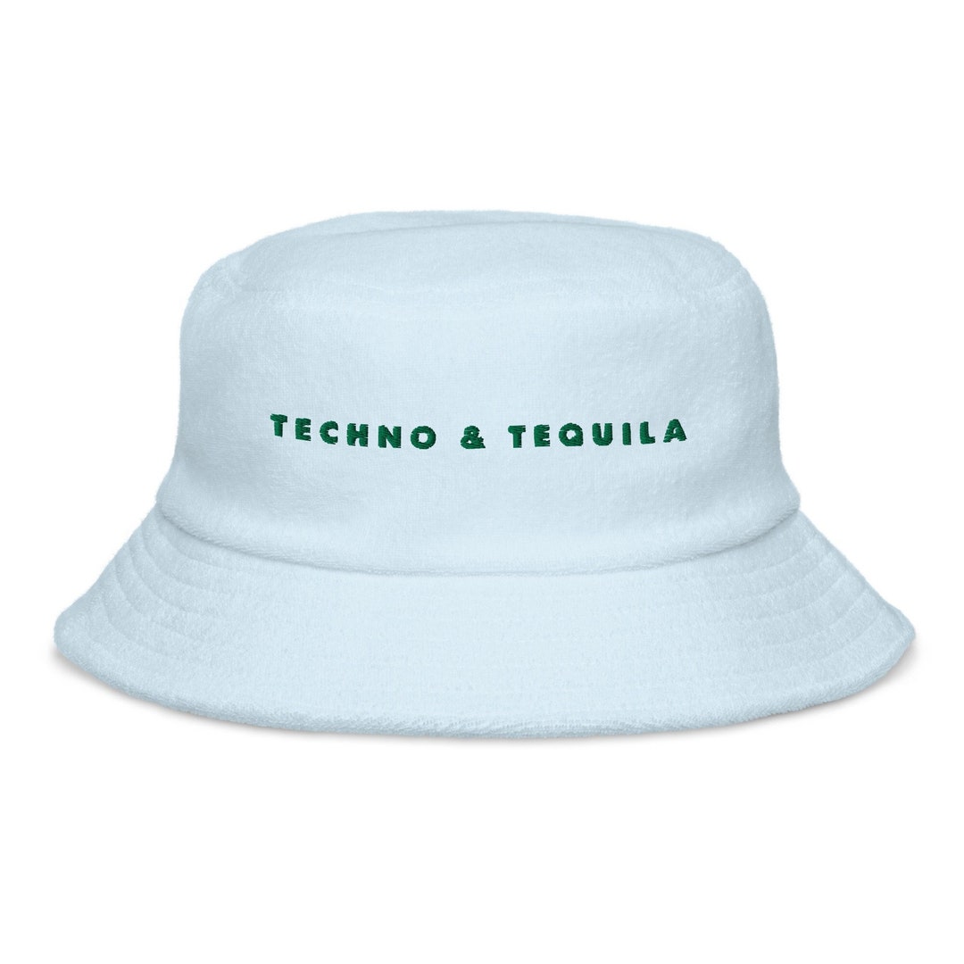 Techno & Tequila Bucket Hat, Afters, Tequila Hat, Festival Bucket Hat ...