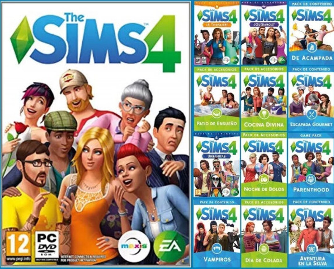 The Sims 4 Ultimate Collection the Sims 4 All Dlcs the - Etsy