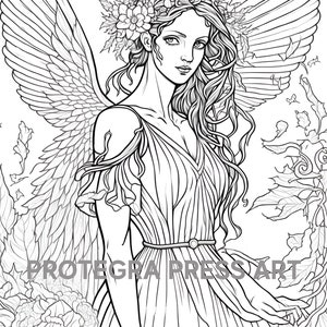 Magical Fairyland Coloring Book, Fantasy Coloring Pages, Coloring Book ...