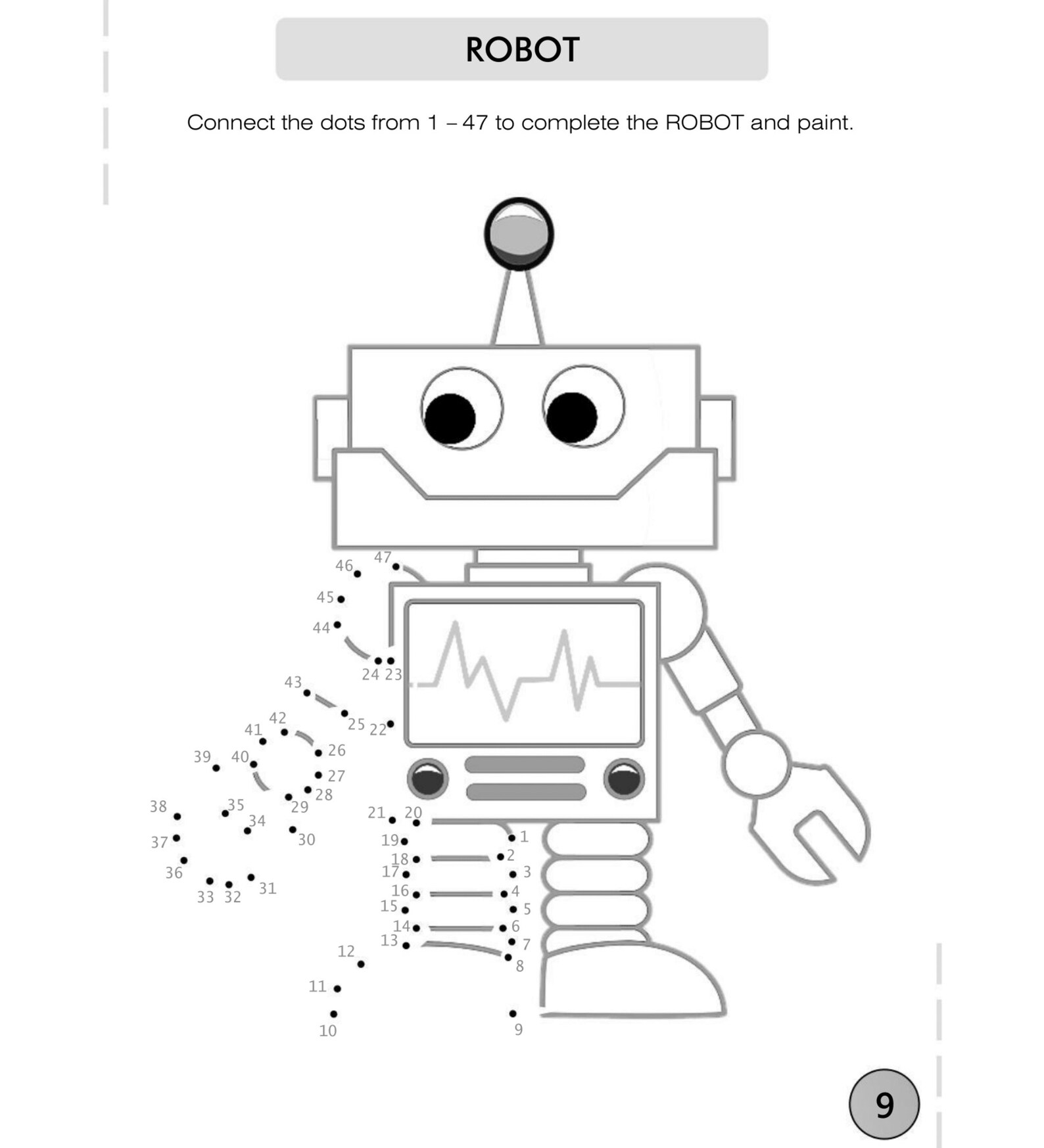 Connect the Dots Puzzle Book for Children, Busy Book Printable, Kids ...