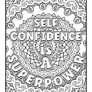 Motivational Quotes Coloring Book for Adults and Teens, Mandala ...