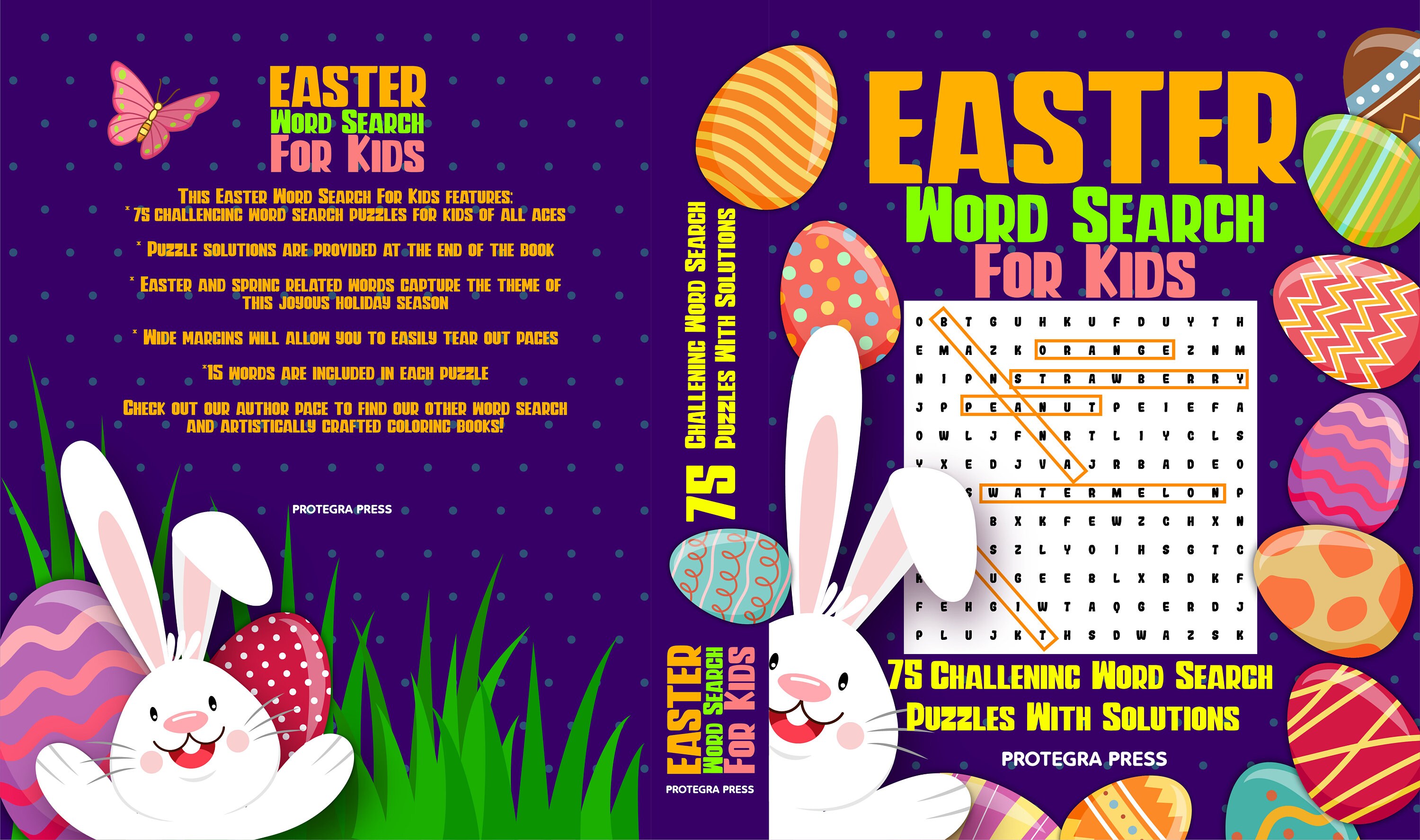 Easter Word Search for Kids, Decorative Books, Easter Printables, Word ...