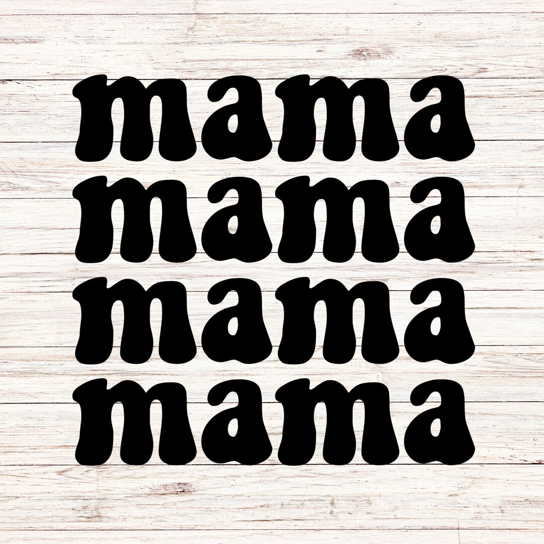 Mama Word Art Svg Mother's Day Svg Mama Mommy Mom Happy Mothers Day SVG ...