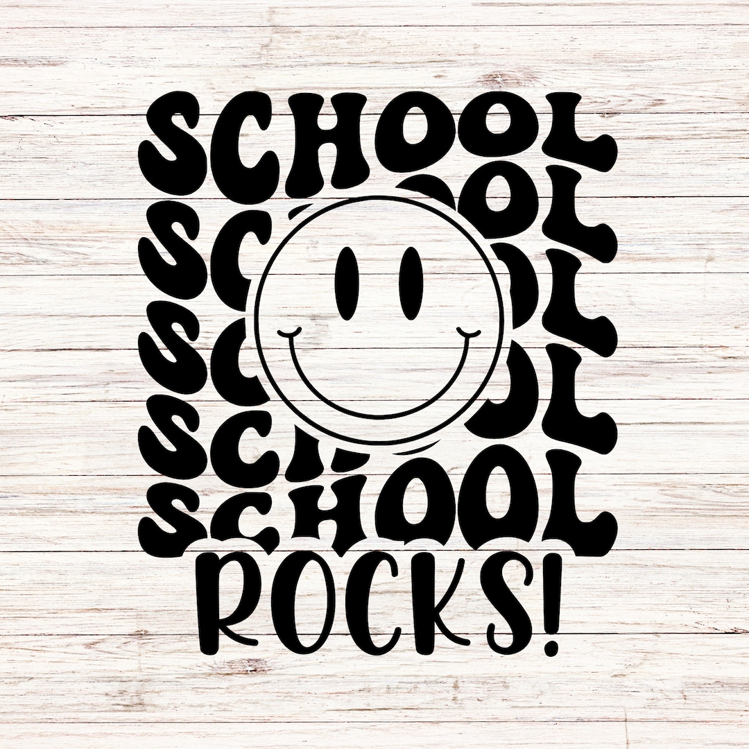 School Rocks SVG/PNG Schools Back in Svg First Day Svg Back to School ...