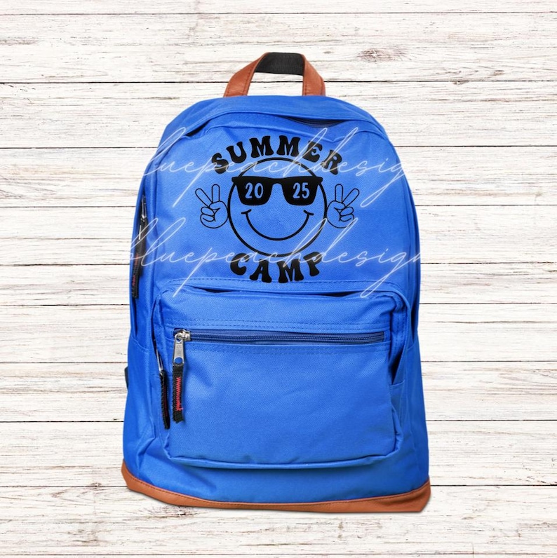 Summer Camp 2025 SVG: Smiley Face, Peace Sign (digital File) - Etsy