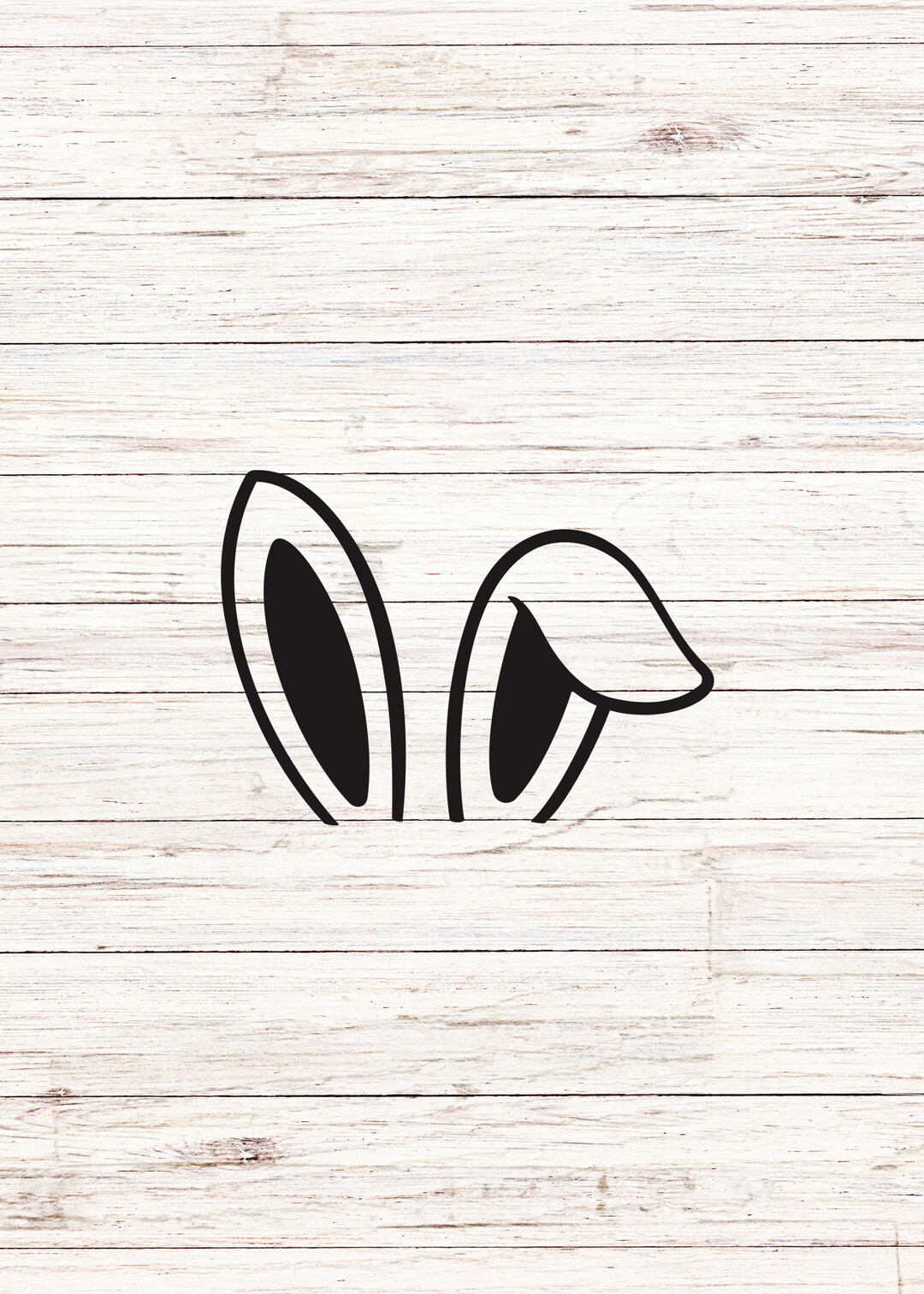 Easter Bunny Rabbit Ears Easter Basket Decoration SVG/PNG Digital Files ...