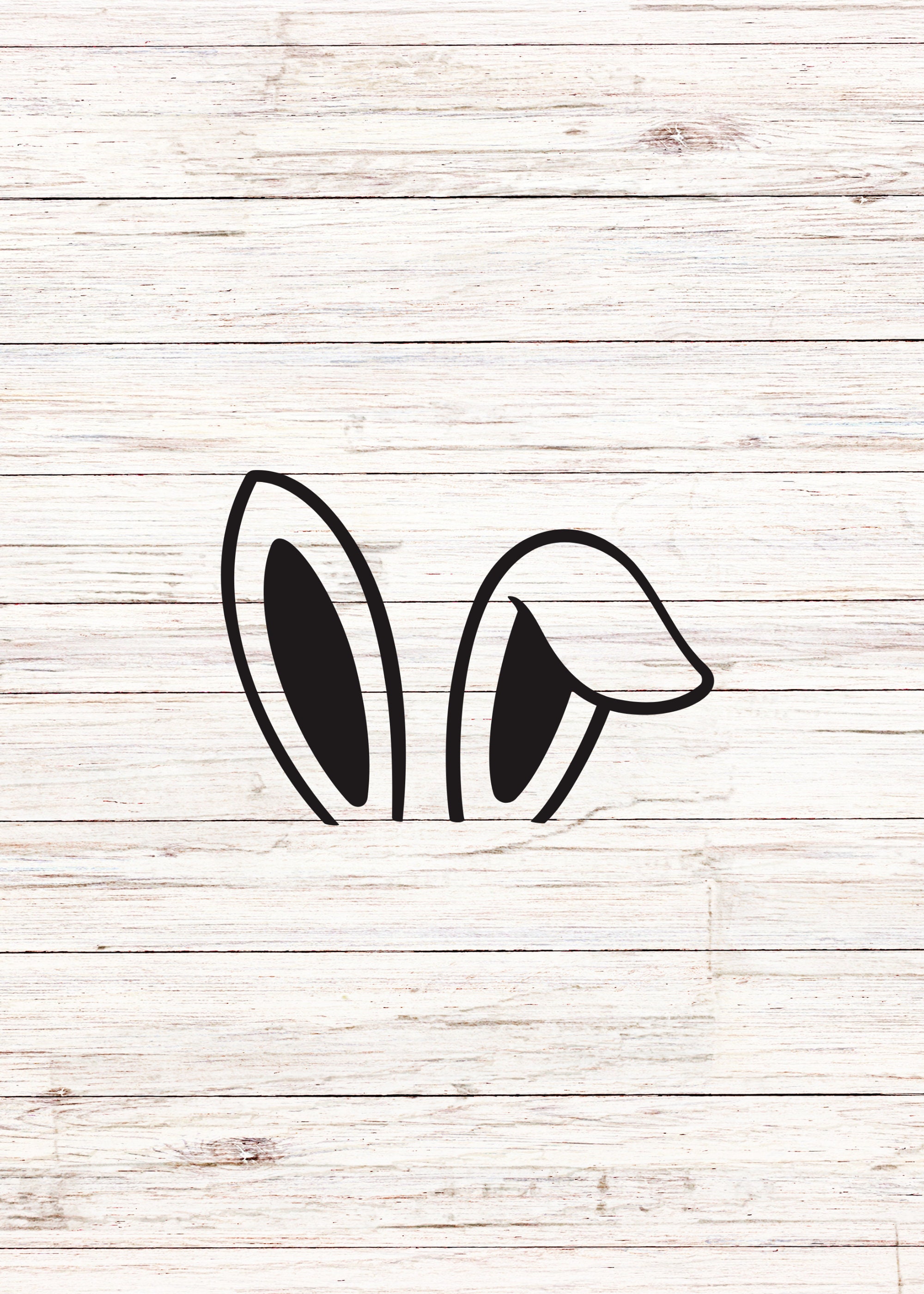 Easter Bunny Ears SVG: Basket Decoration Clip Art (digital Download) - Etsy