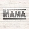 Checkered Retro Mama SVG/PNG Hot Pink and White, Checkered Mom, Mothers ...