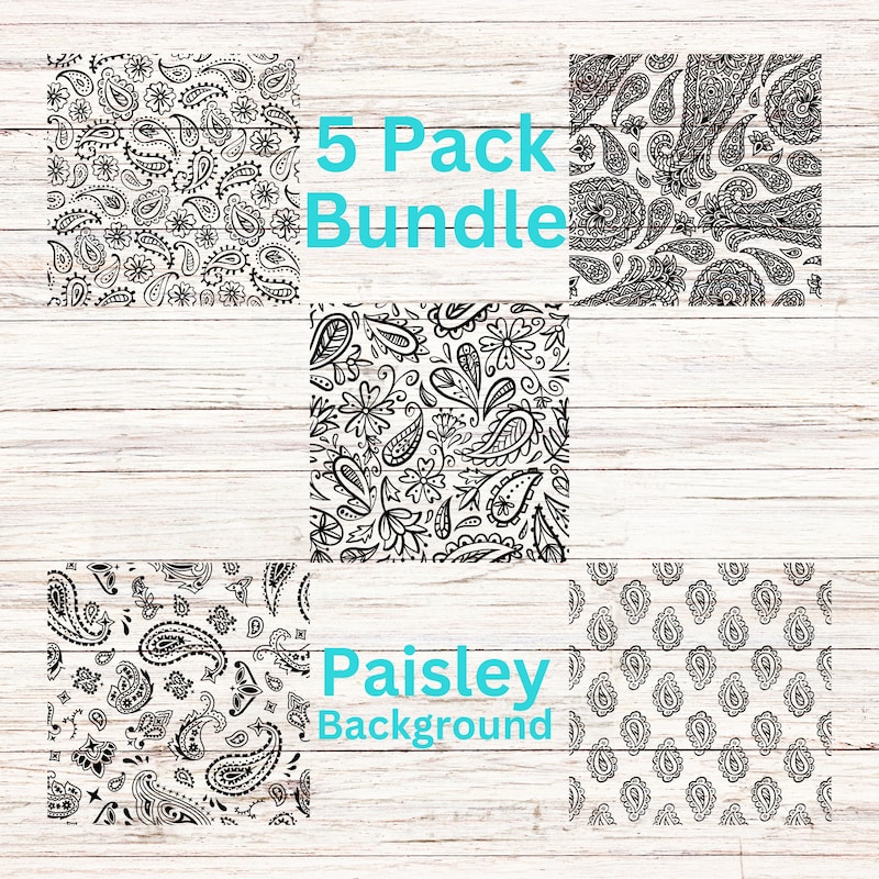Paisley Svg File - Etsy
