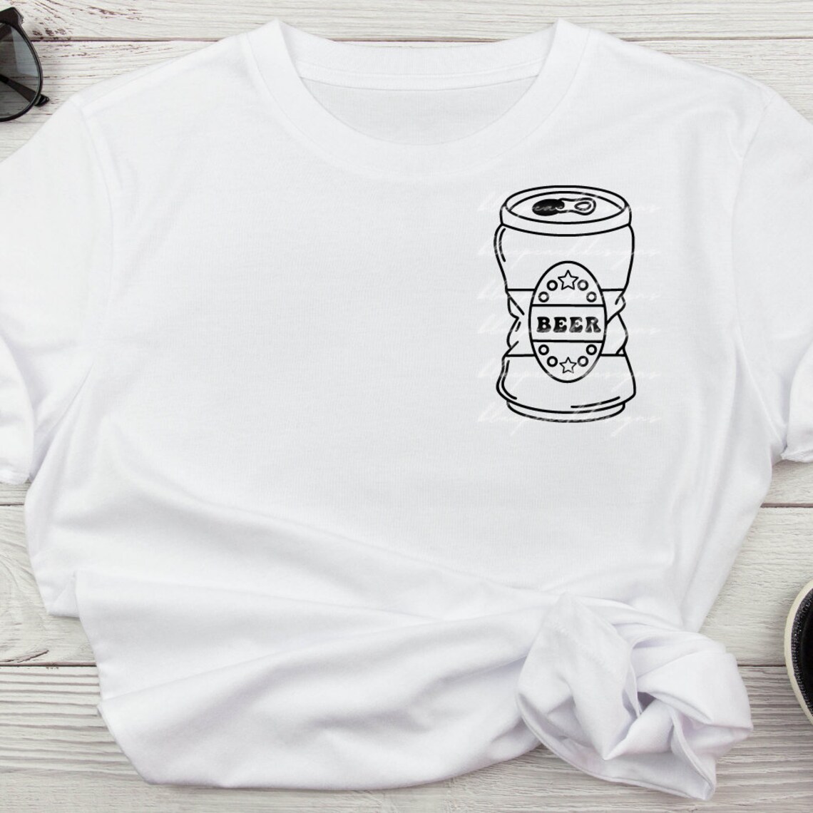 Crushed Beer Can SVG/PNG: Summer Party Clipart (digital Download) - Etsy