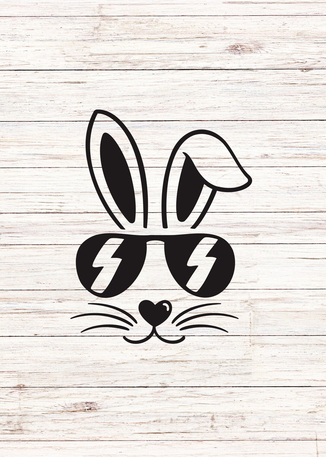 Cool Retro Easter Bunny Rabbit Easter Basket Decoration SVG/PNG Digital ...