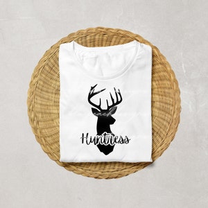 Huntress Deer Hunting SVG/PNG: Woman Hunter Clip Art (digital Download ...