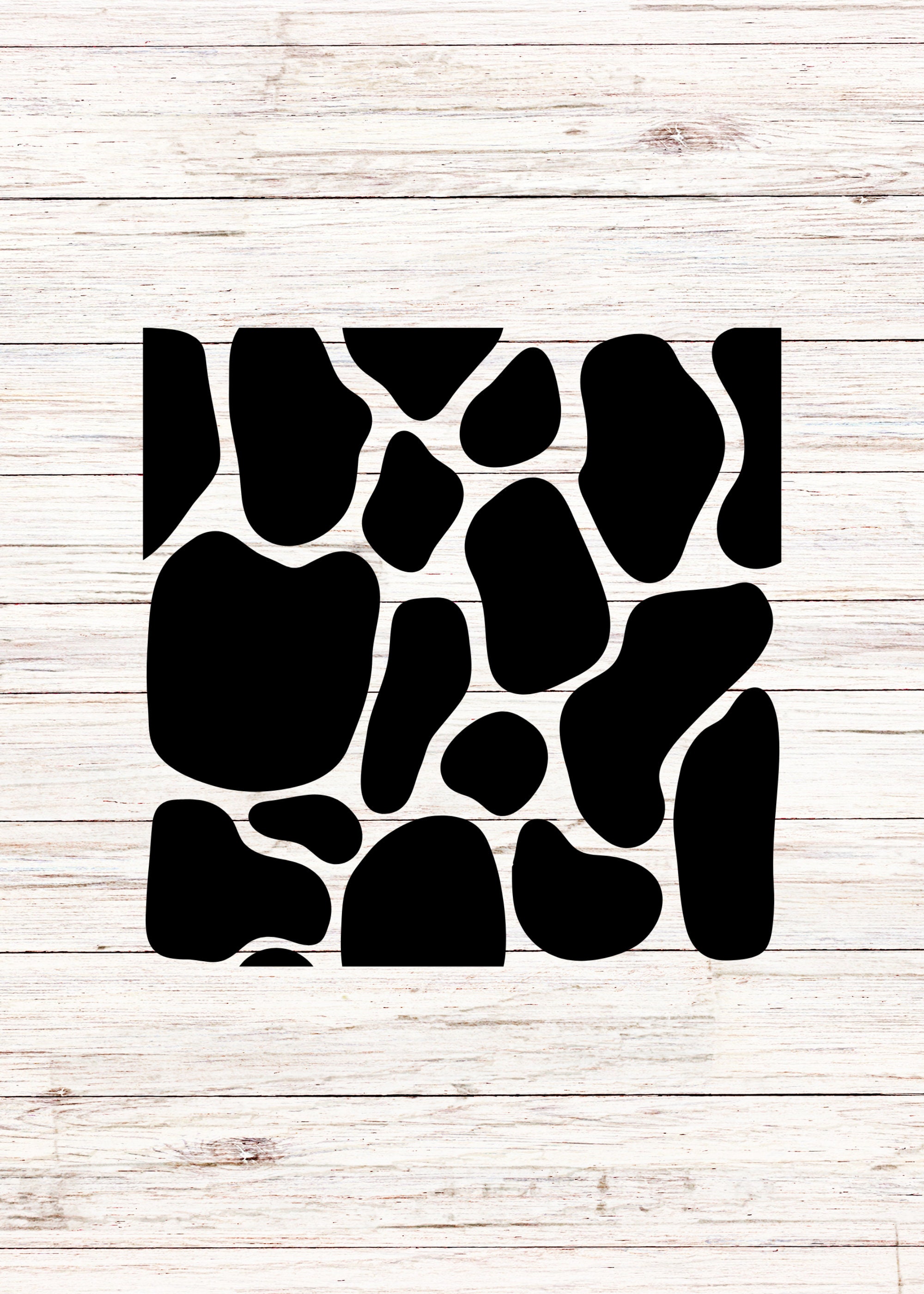 Giraffe Pattern Animal Print Stone Background Safari SVG/PNG - Etsy
