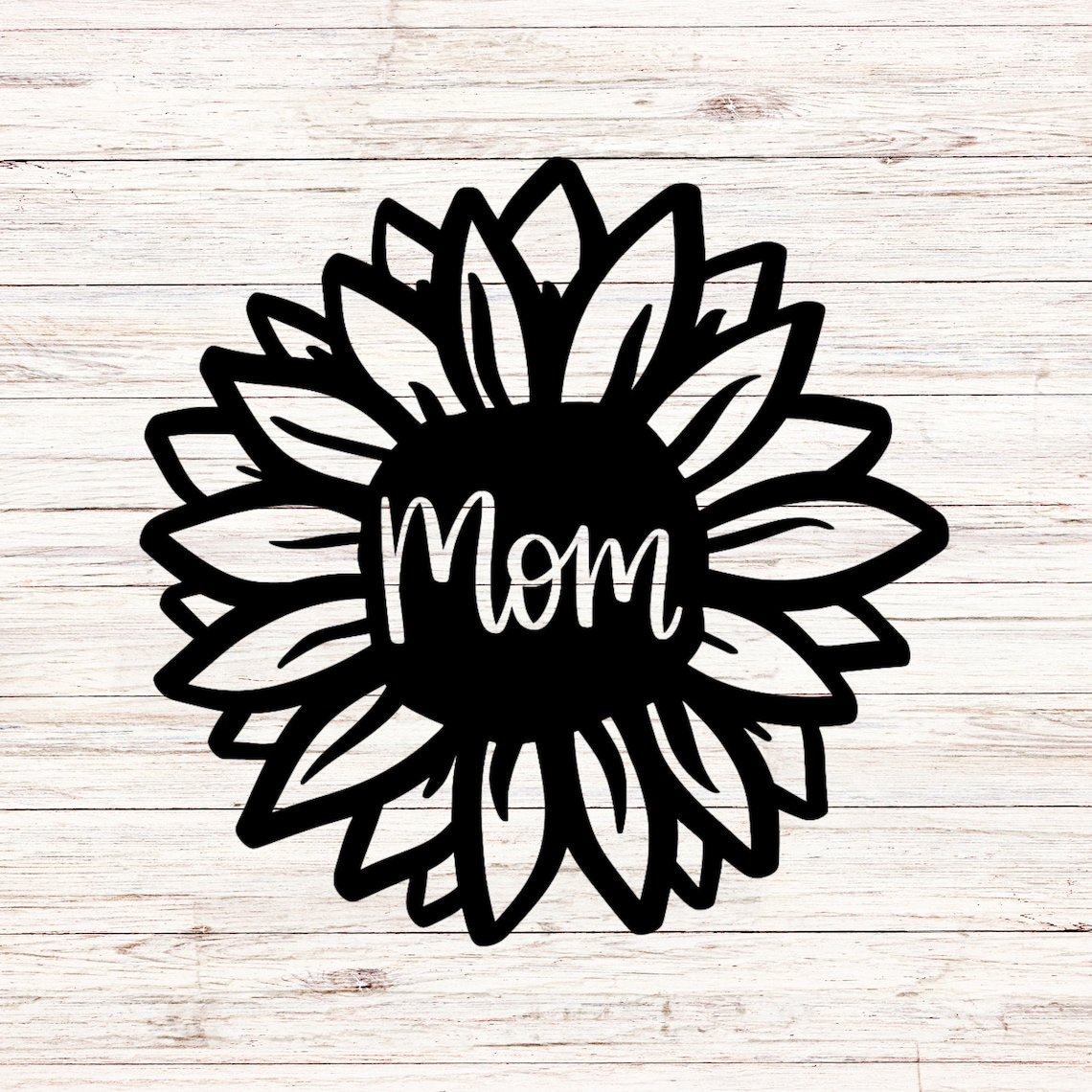 Sunflower Mom Svg Mother's Day Svg Mom Flower Svg Happy - Etsy