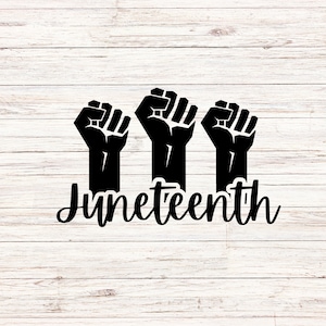 Juneteenth 1865 Svg/png, Juneteenth Svg, Black History Svg Fists Svg Juneteenth Shirt Svg ...