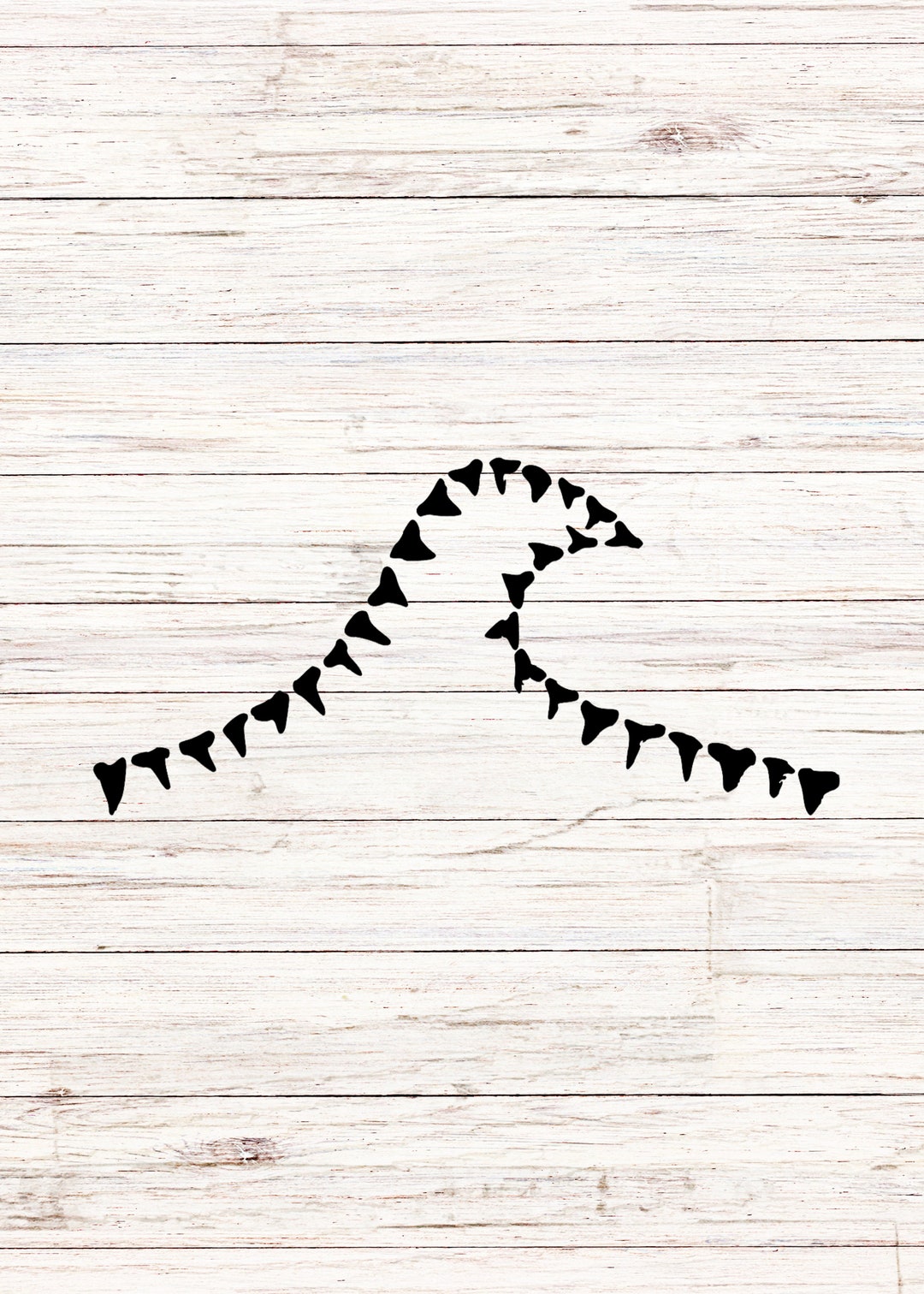 Shark Tooth Wave SVG: Beach Ocean Clip Art (digital Download) - Etsy