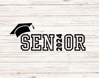 Senior 2024 SVG PNG, Graduation Svg, Class of 2024 Svg, Senior Twenty ...