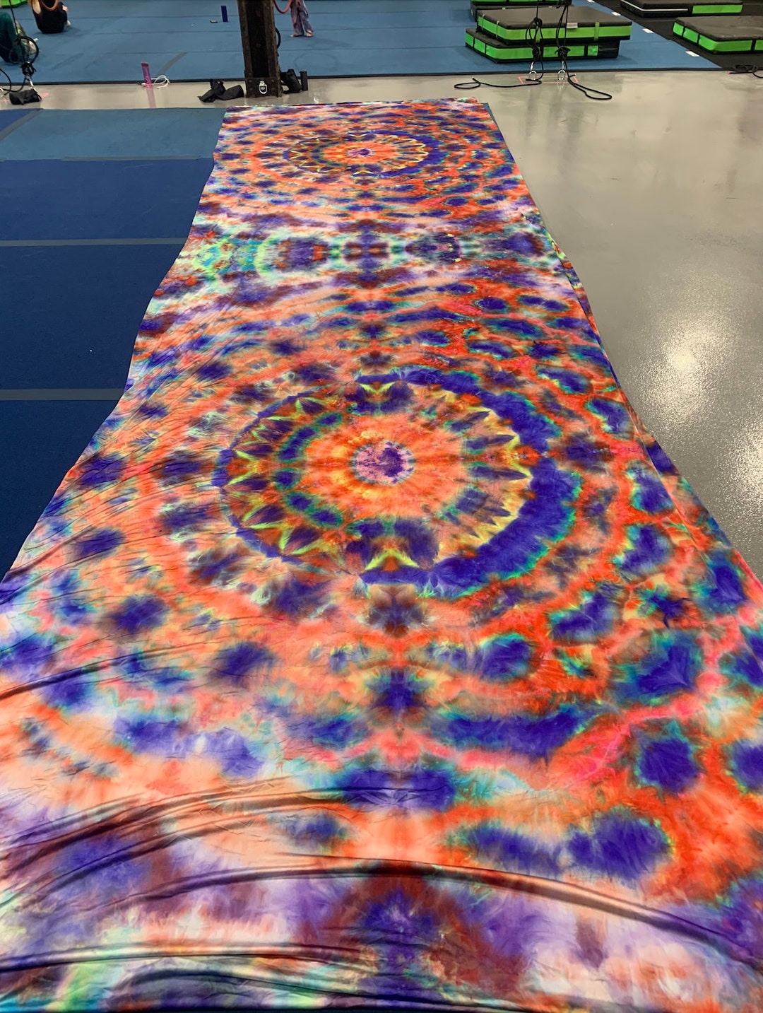 Aerial Fabric Tie Dye Handmade Mandala Dye FREE SHIPPING - Etsy