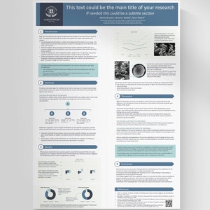 Scientific Poster Template | Powerpoint Layout for Research Conference ...