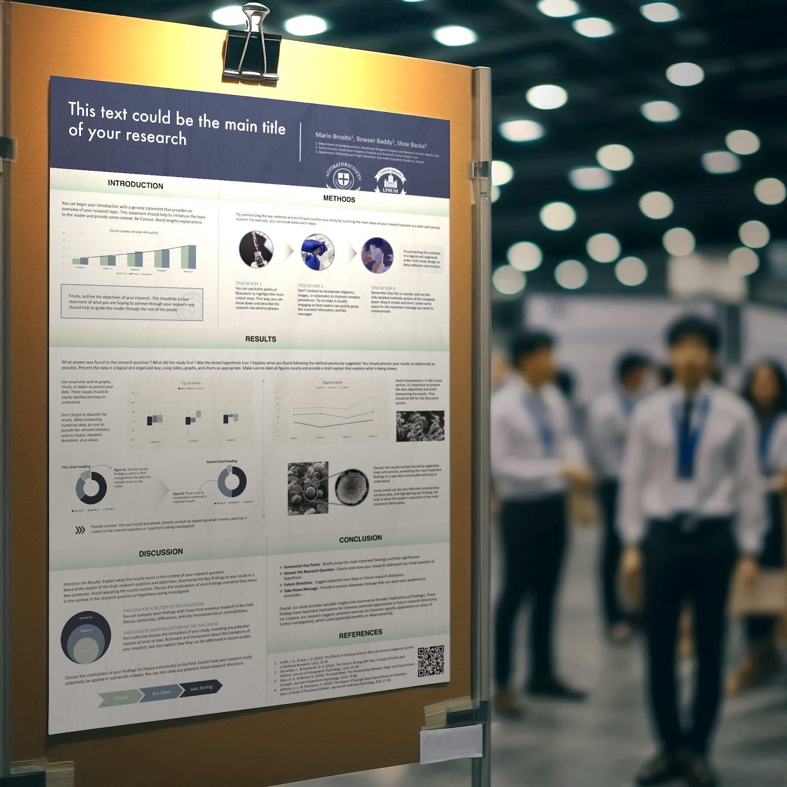 Research Poster Template | powerpoint | A0 Portrait Format | Scientific ...