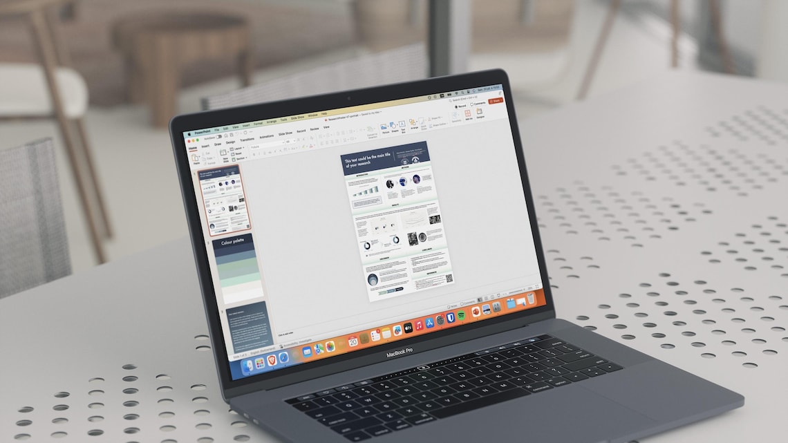 Research Poster Template | powerpoint | A0 Portrait Format | Scientific ...