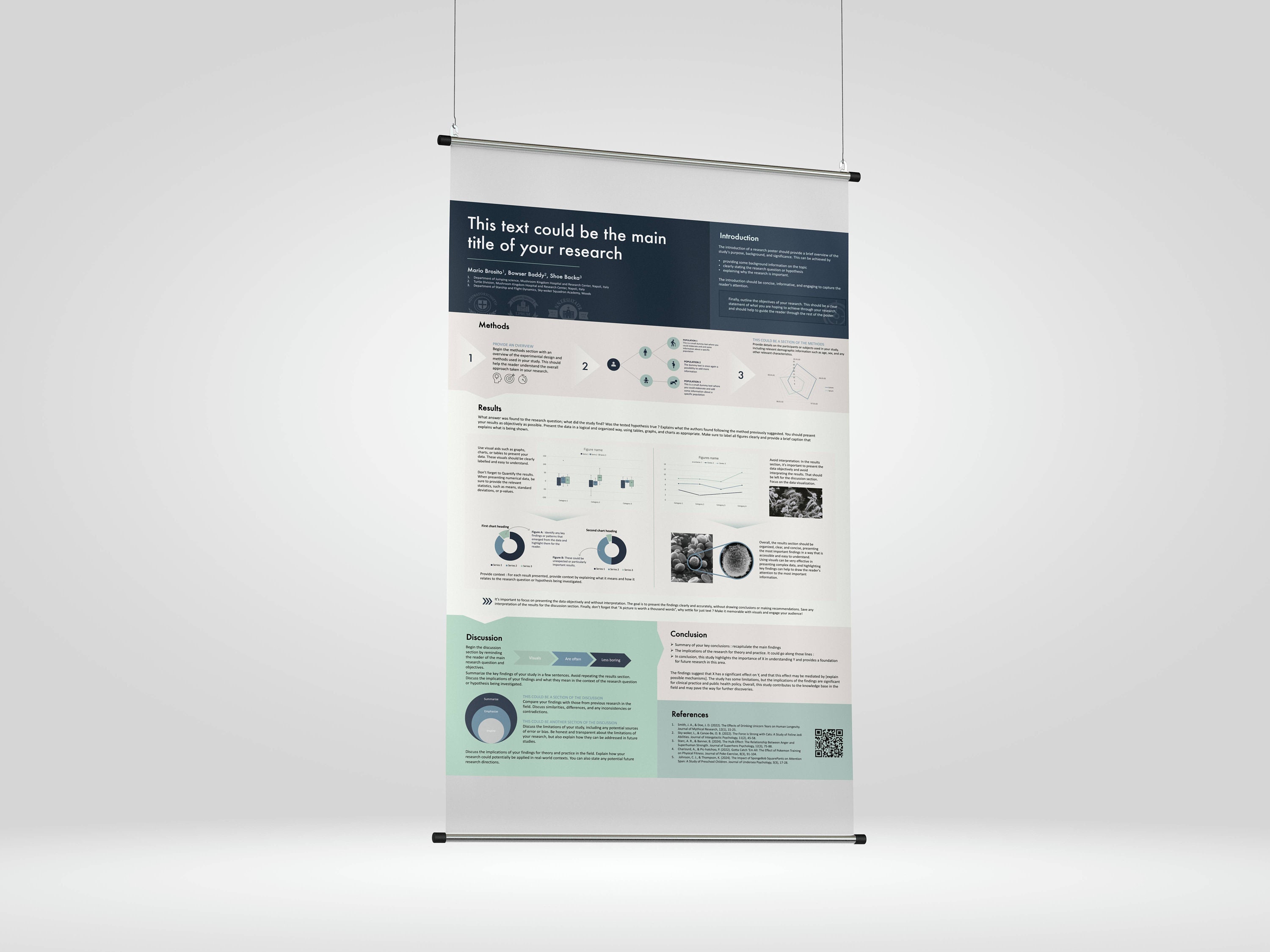 Research Poster Template, A0 Portrait Editable Powerpoint - Scientific ...