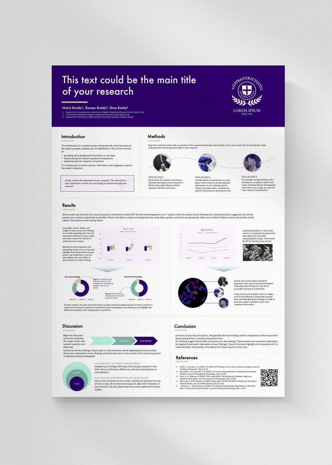 Research Poster Template | Powerpoint for Scientific Conference | A0 ...