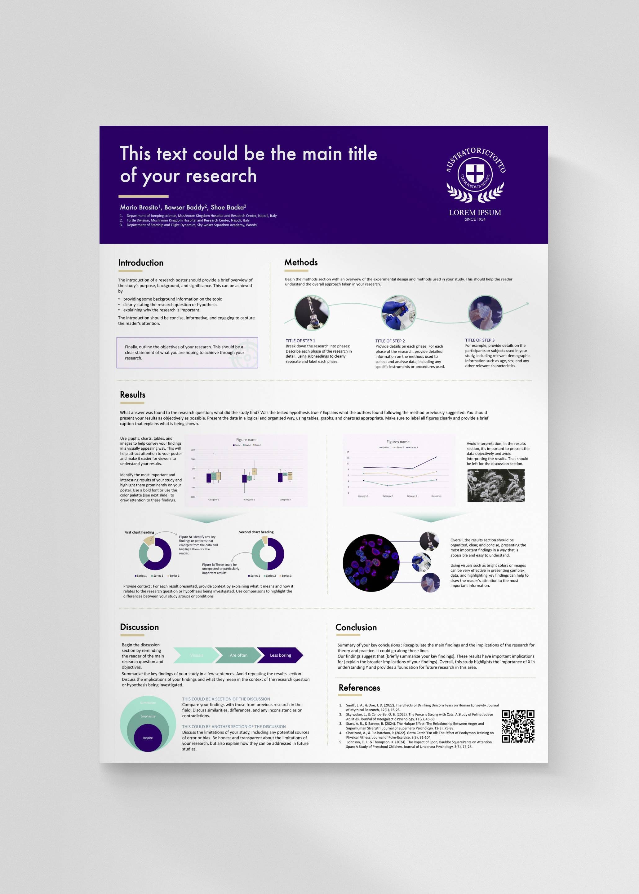 Research Poster Template | Powerpoint for Scientific Conference | A0 ...